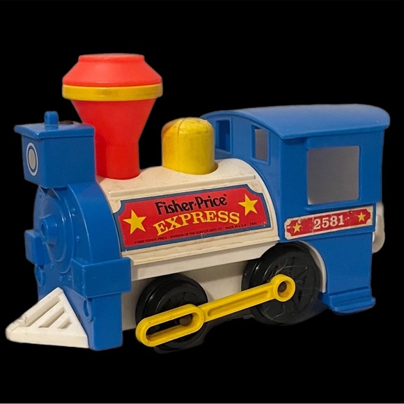 Fisher-Price | Toys | Fisher Price Express Train Engine Freight Car 258 ...